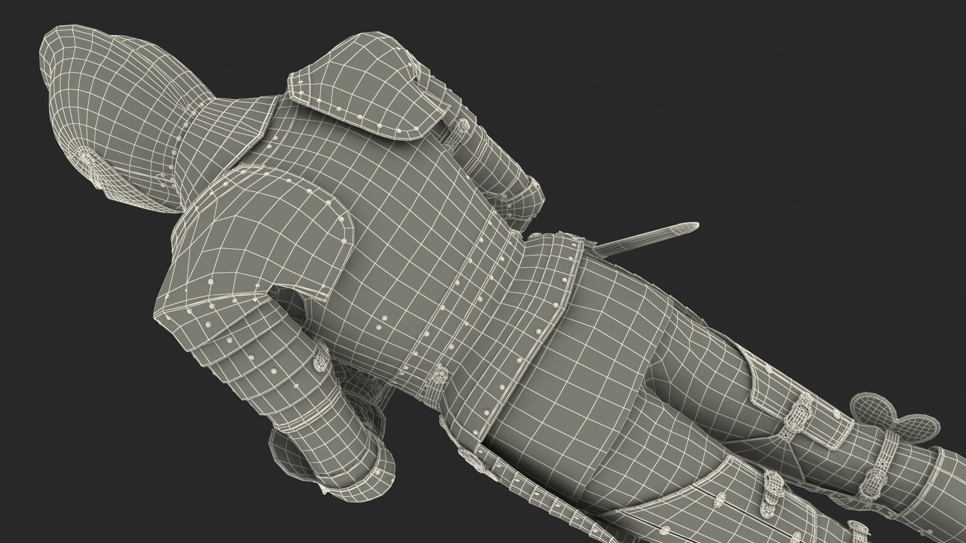 Medieval knight plate armor 3D model - TurboSquid 1521097