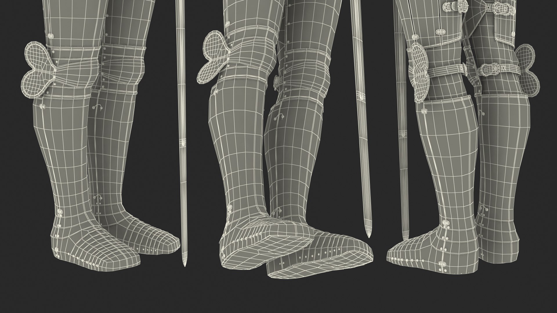 Medieval knight plate armor 3D model - TurboSquid 1521097