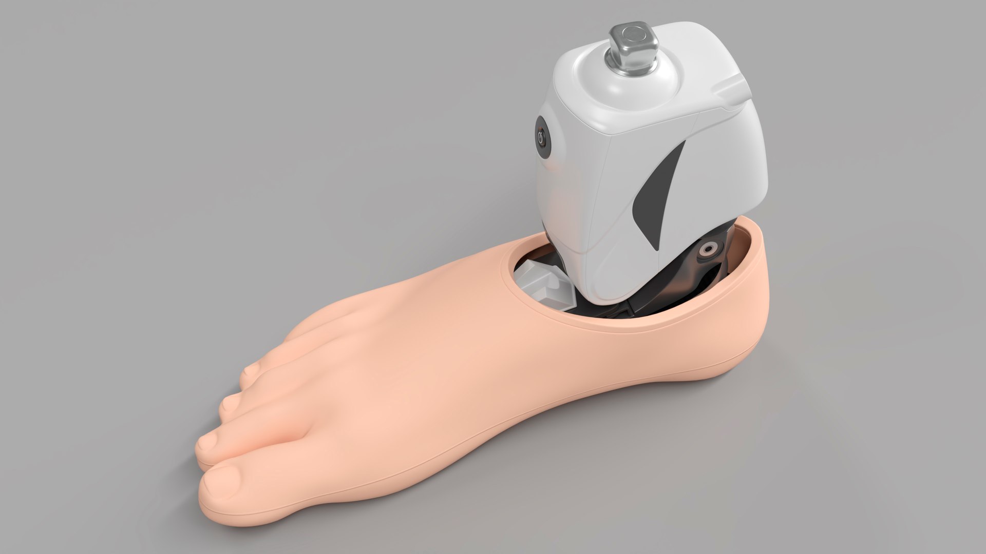 3D Bionic Prosthesis With Rubber Foot - TurboSquid 2228048