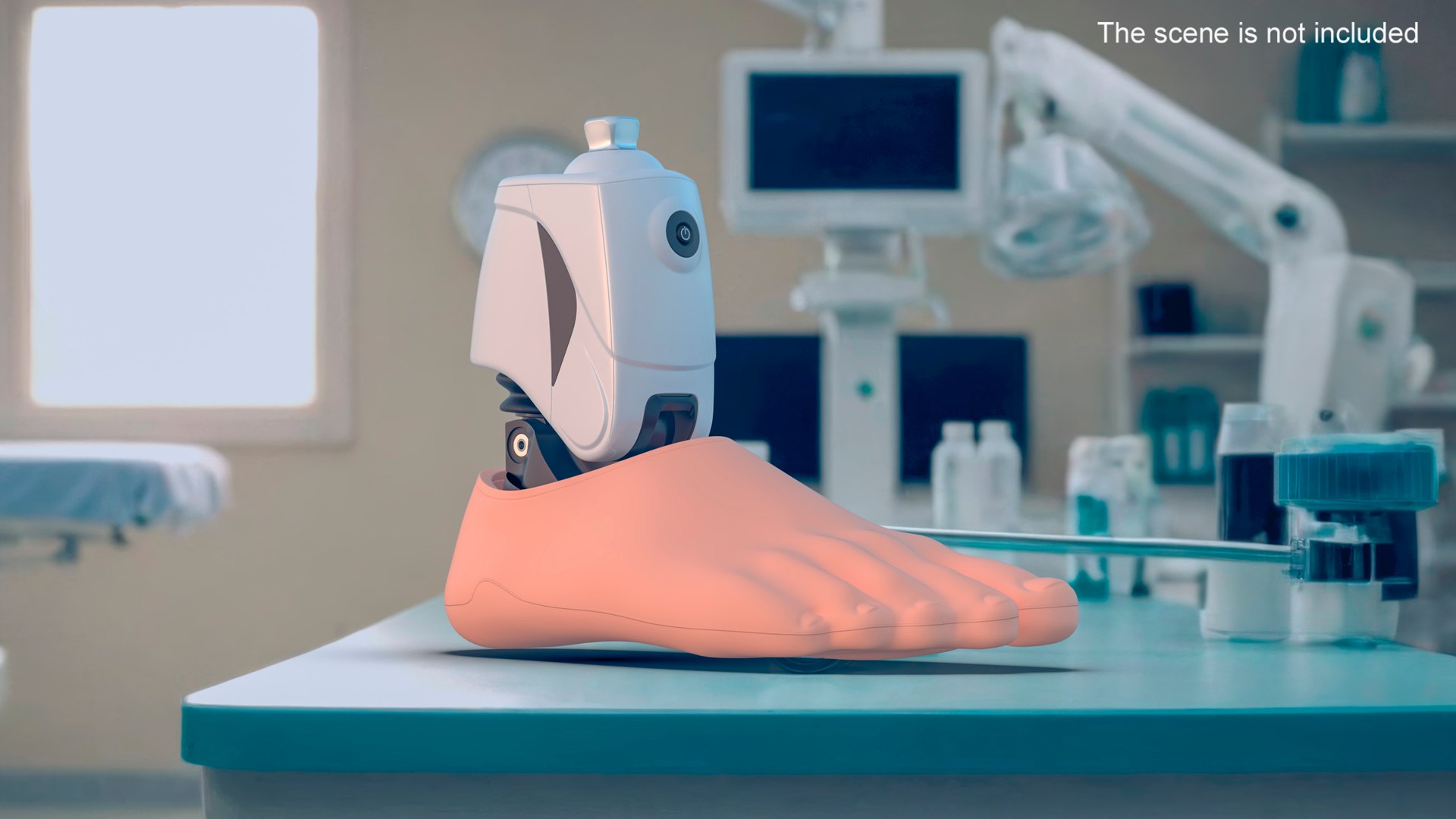 3D Bionic Prosthesis With Rubber Foot - TurboSquid 2228048