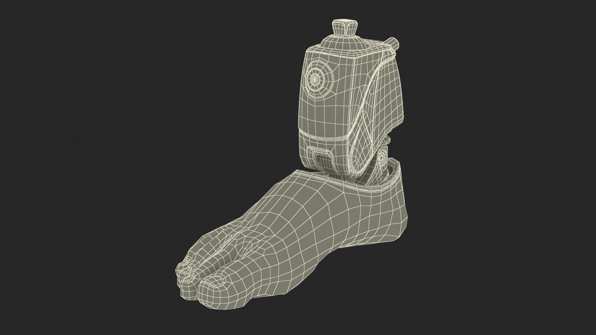 3D Bionic Prosthesis With Rubber Foot - TurboSquid 2228048