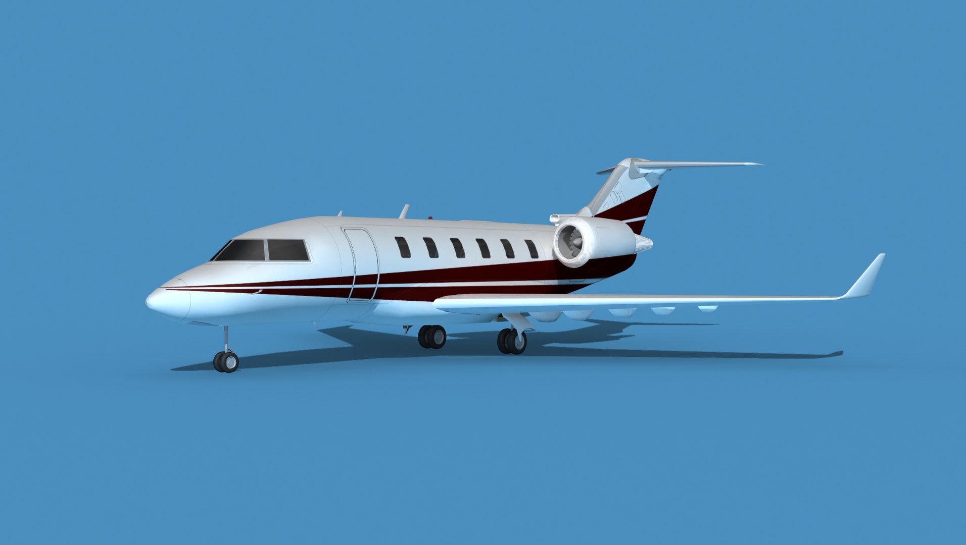 3D Bombardier CL604 Challenger V07 Model - TurboSquid 1913572