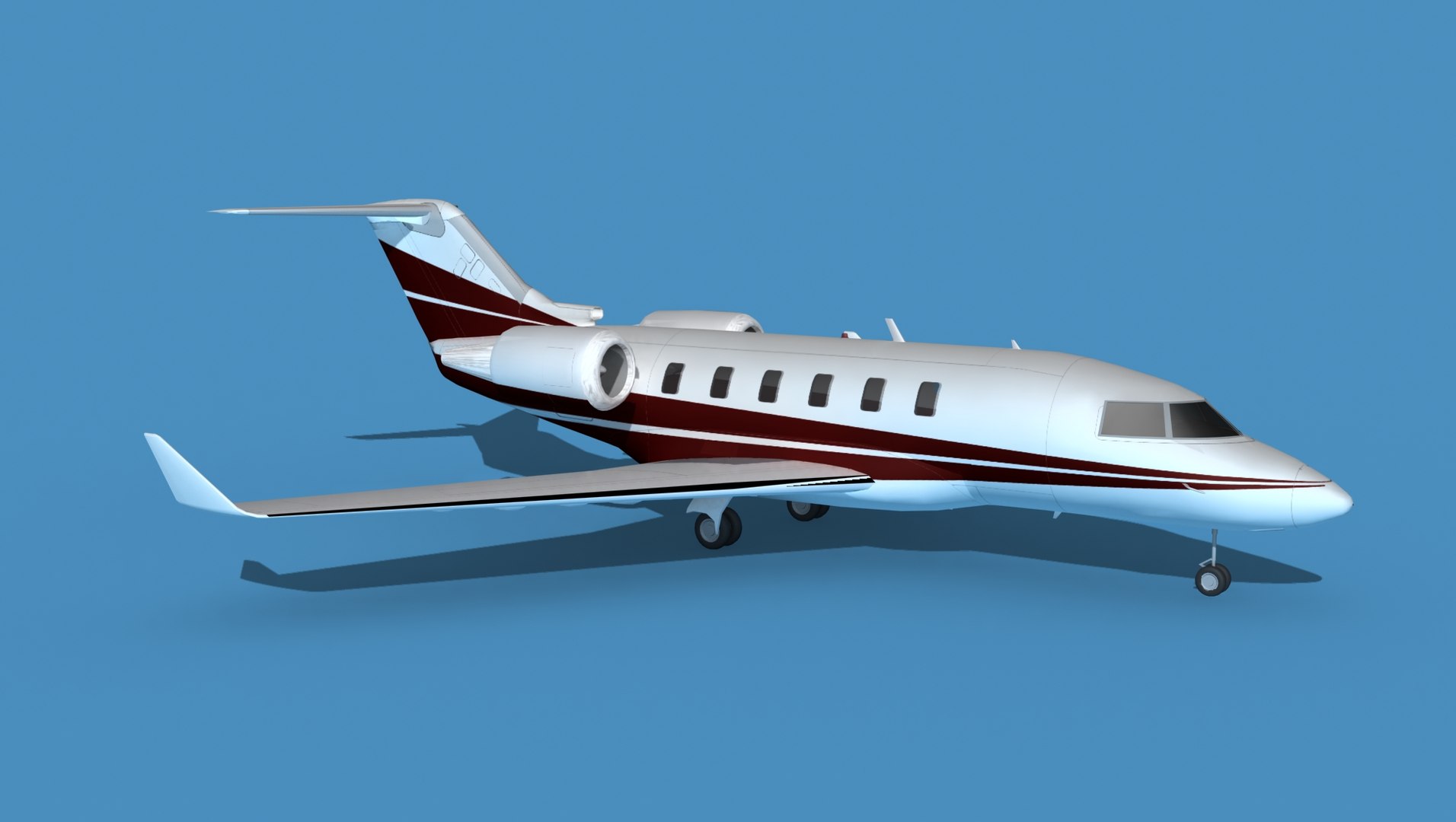 3D Bombardier CL604 Challenger V07 Model - TurboSquid 1913572