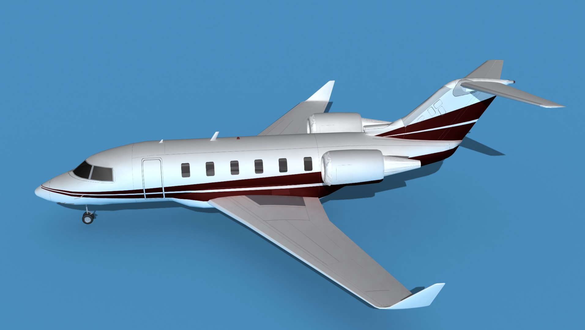 3D Bombardier CL604 Challenger V07 Model - TurboSquid 1913572