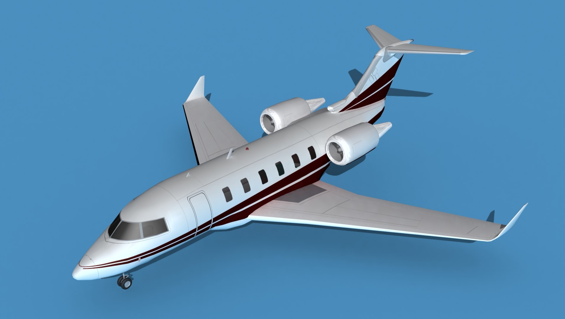 3D Bombardier CL604 Challenger V07 Model - TurboSquid 1913572