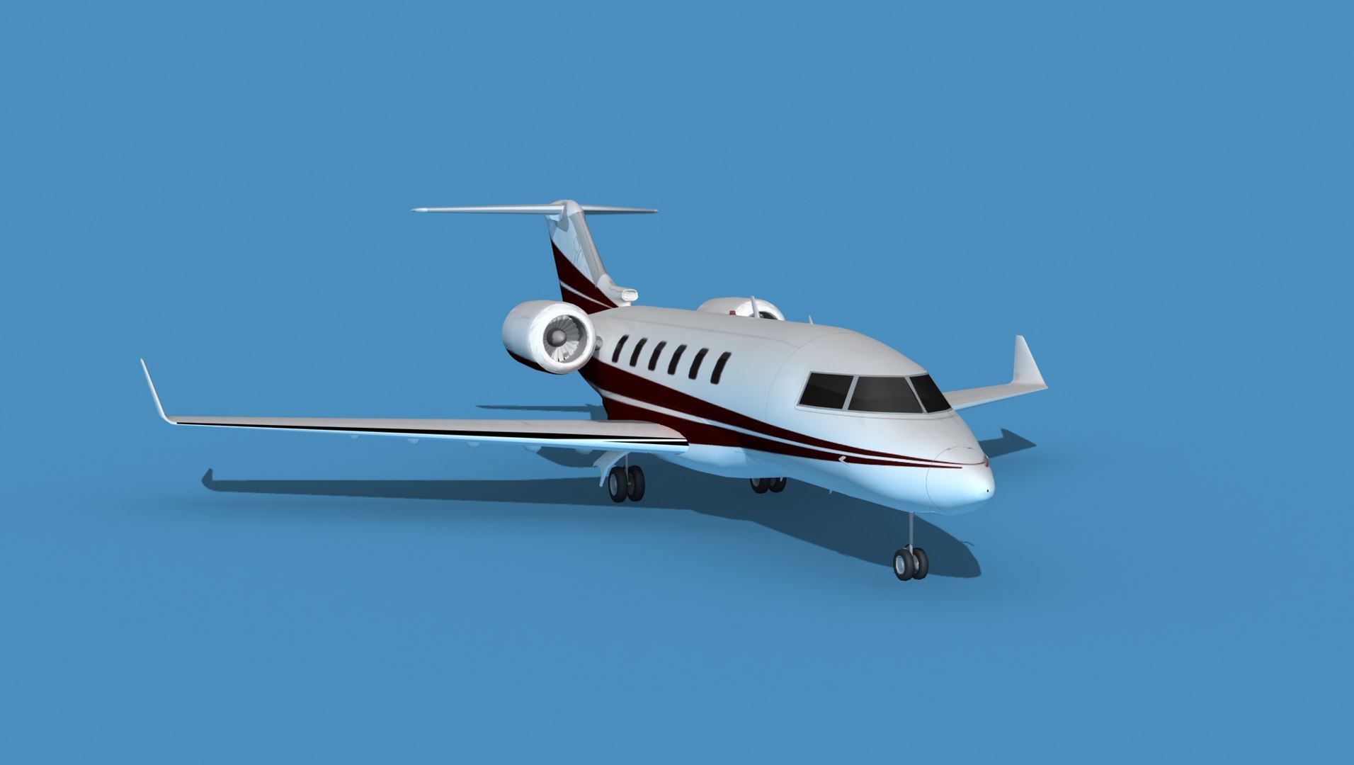 3D Bombardier CL604 Challenger V07 Model - TurboSquid 1913572