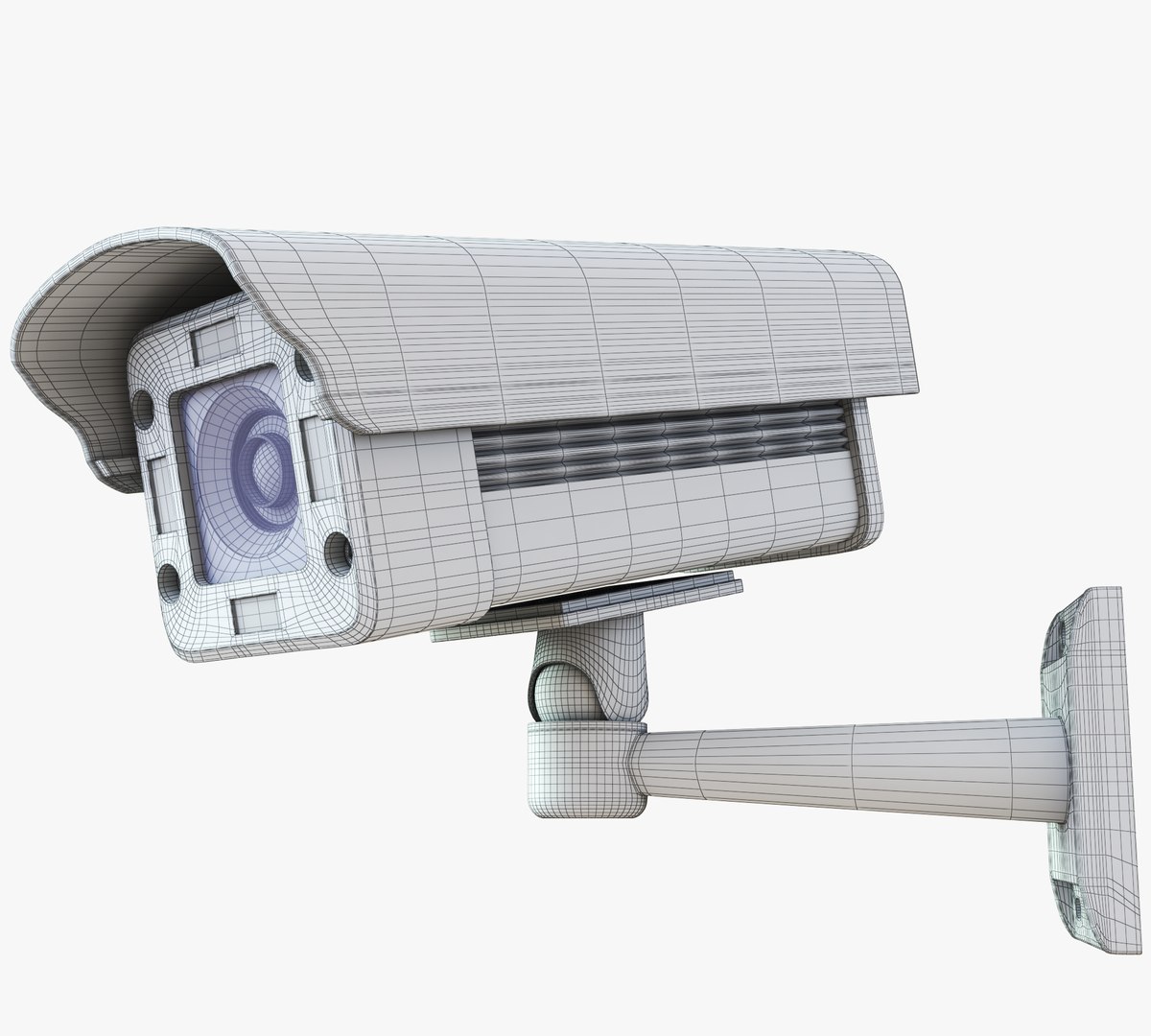 3D Cctv Security Camera Tv Model - TurboSquid 1450219