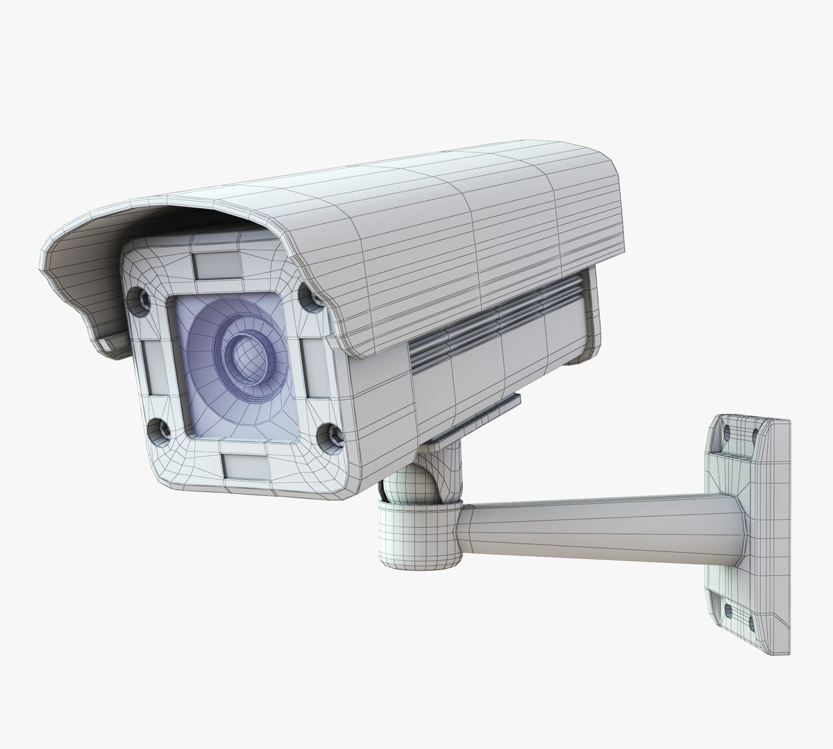 3D Cctv Security Camera Tv Model - TurboSquid 1450219