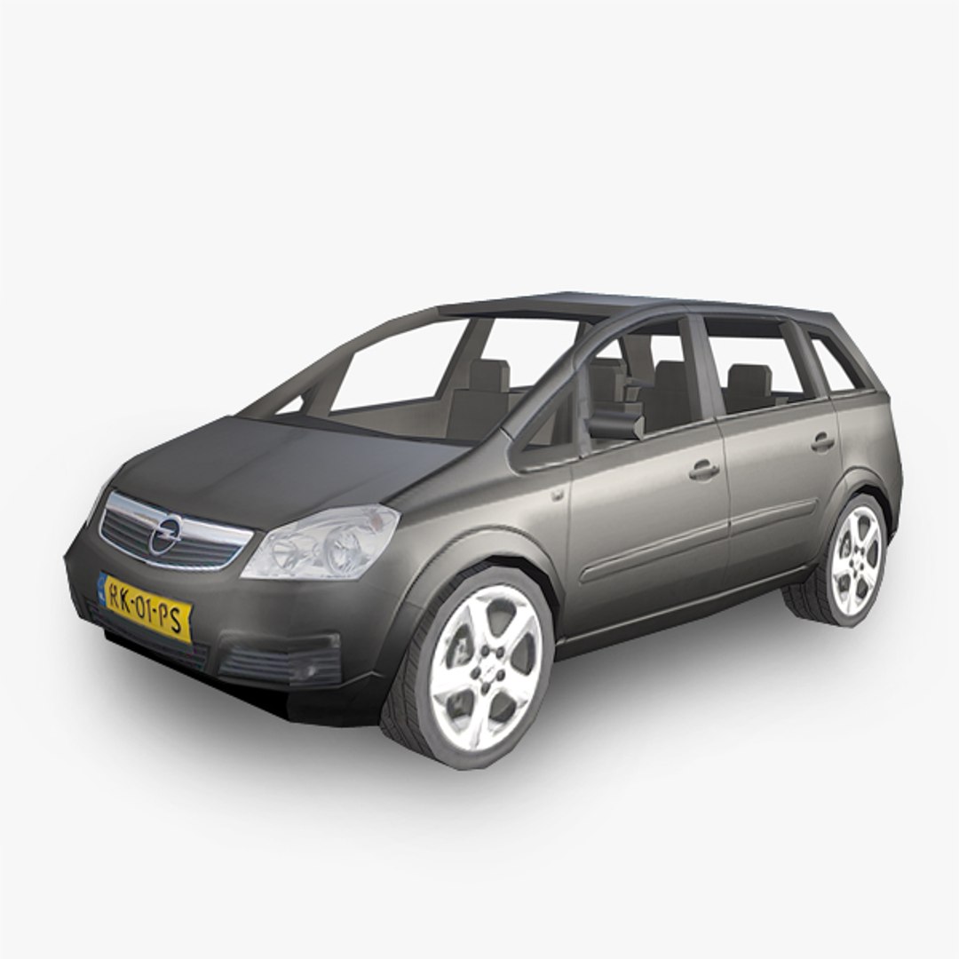 3d Model Of Car Opel Zafira