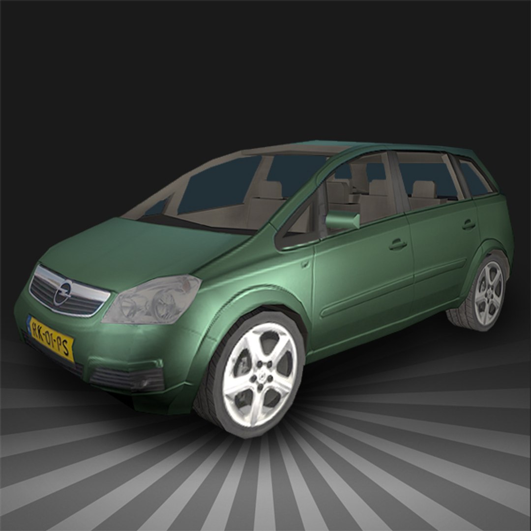 3d Model Of Car Opel Zafira