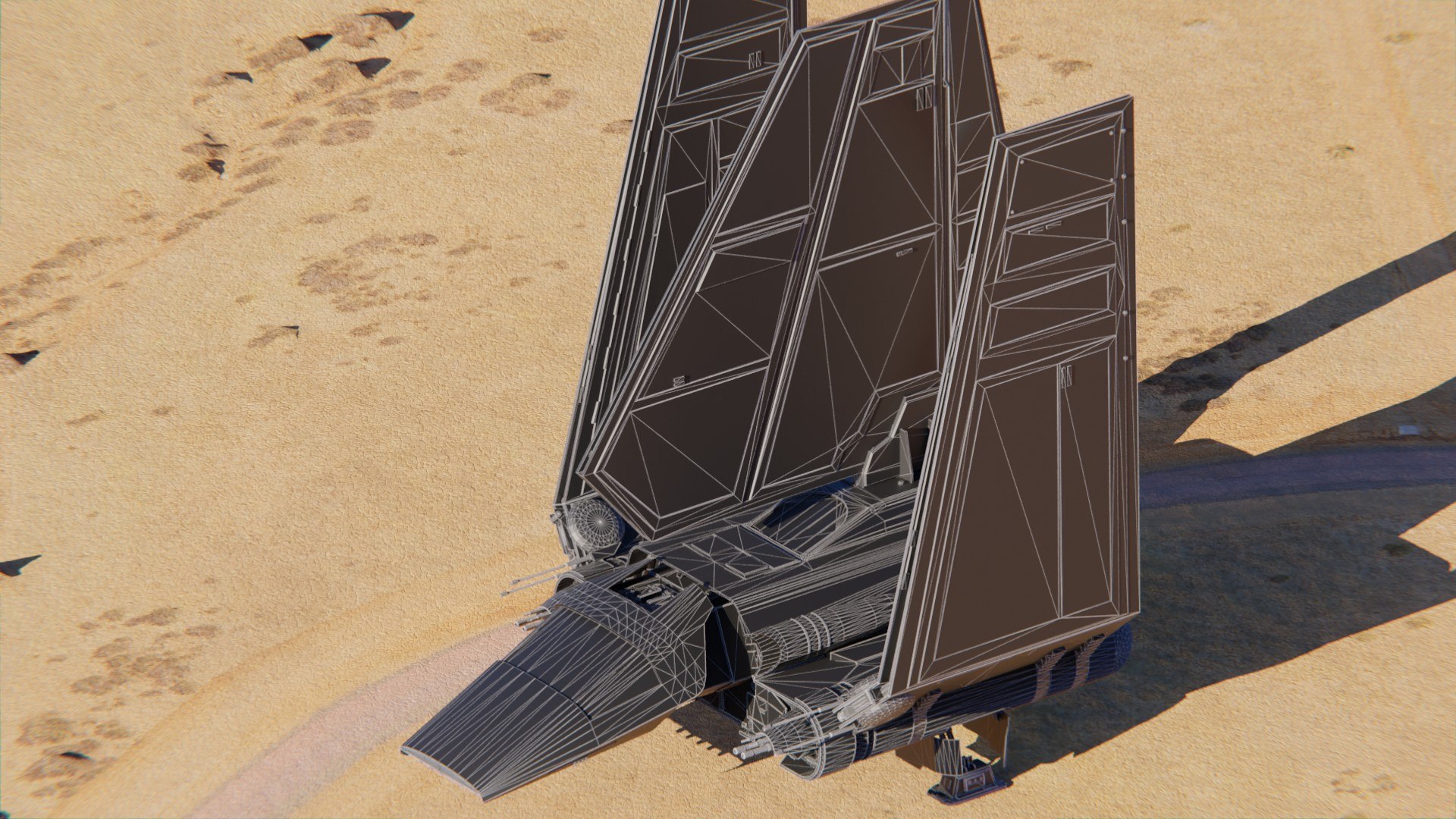 3D Model Star Wars Lambda-Class T-4a Shuttle - TurboSquid 2325905