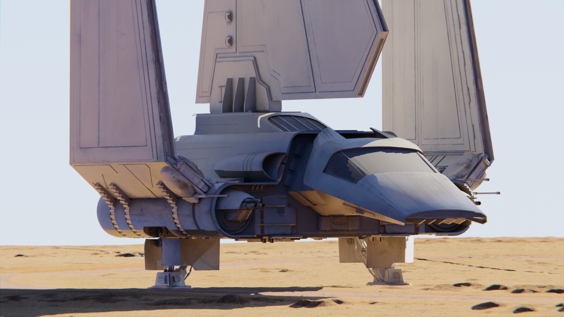 3D Model Star Wars Lambda-Class T-4a Shuttle - TurboSquid 2325905