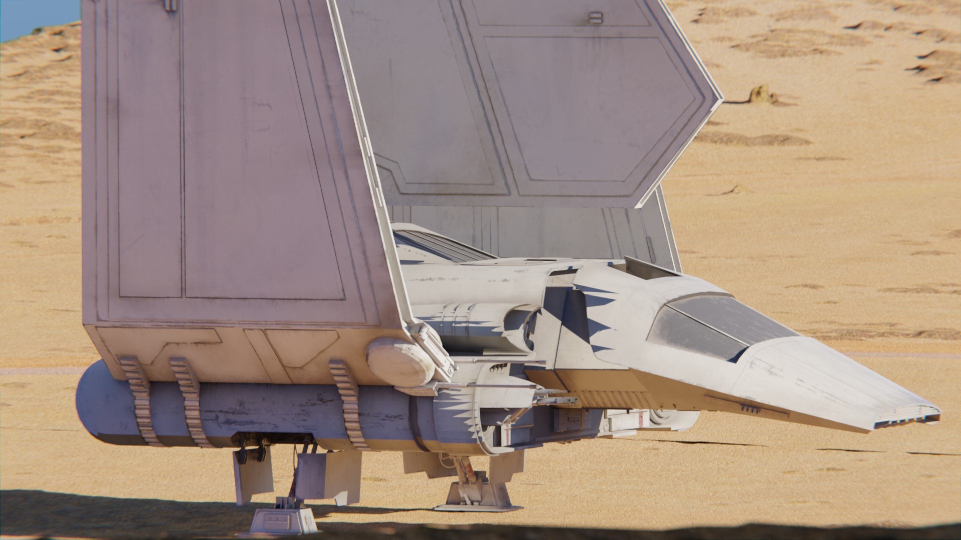 3D Model Star Wars Lambda-Class T-4a Shuttle - TurboSquid 2325905