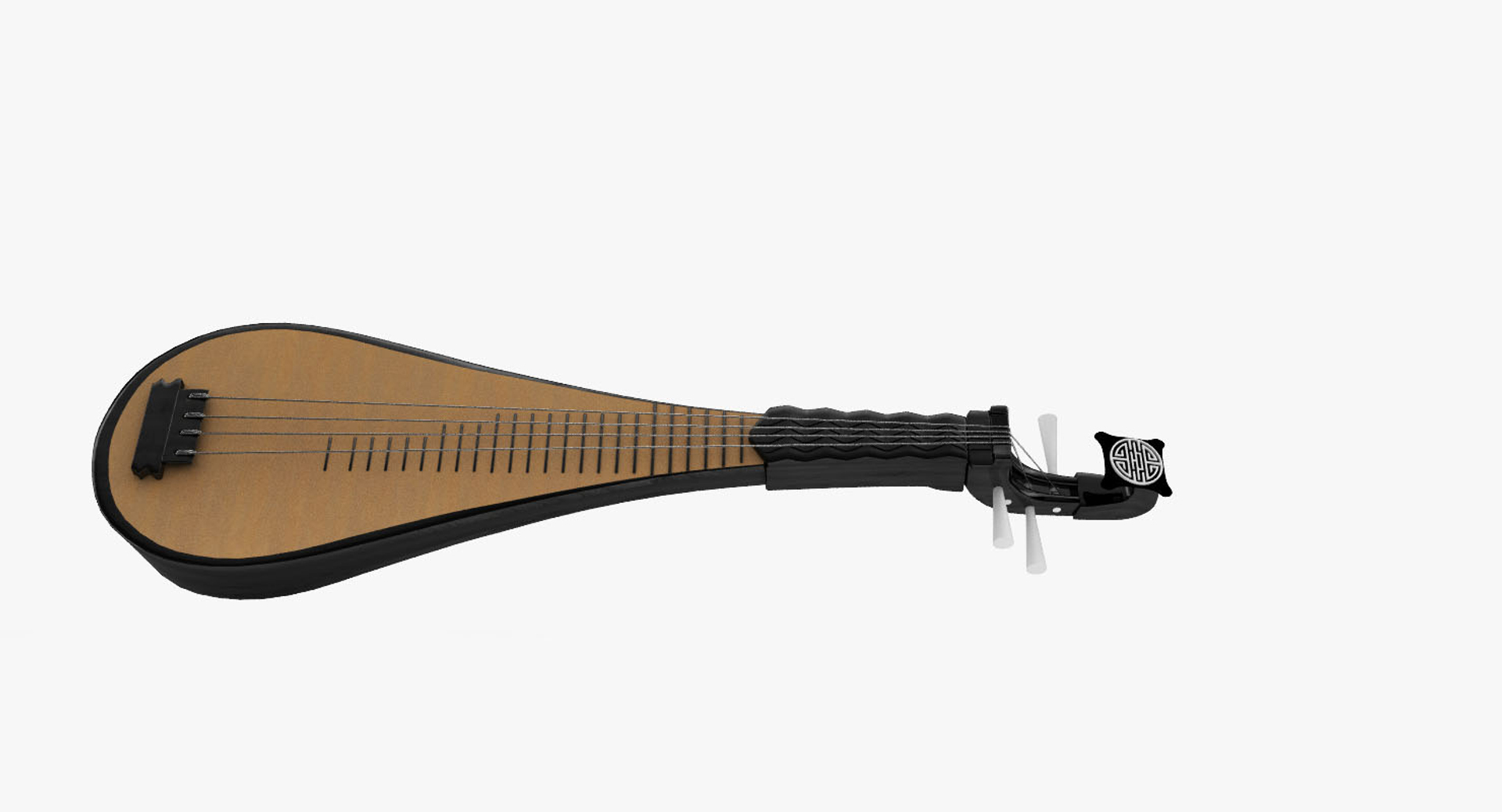 Four-stringed Chinese Musical Instrument 3D Model - TurboSquid 1501948