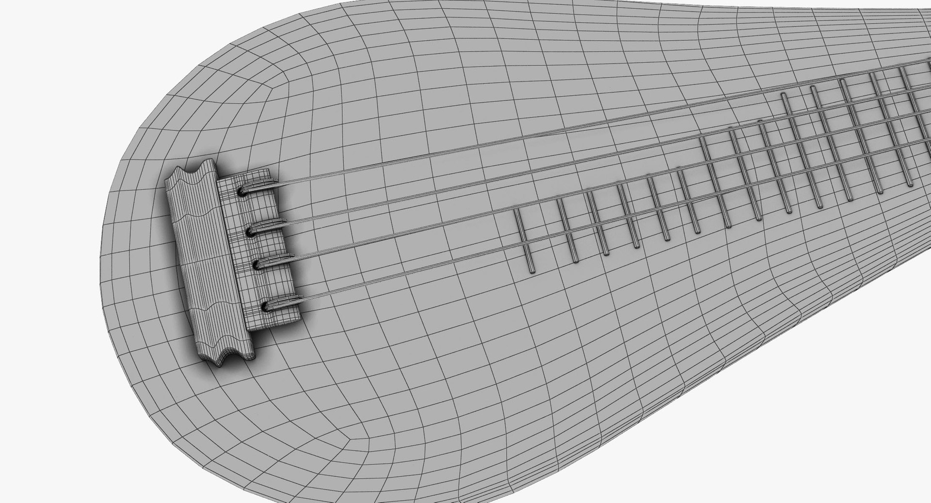 Four-stringed Chinese Musical Instrument 3D Model - TurboSquid 1501948