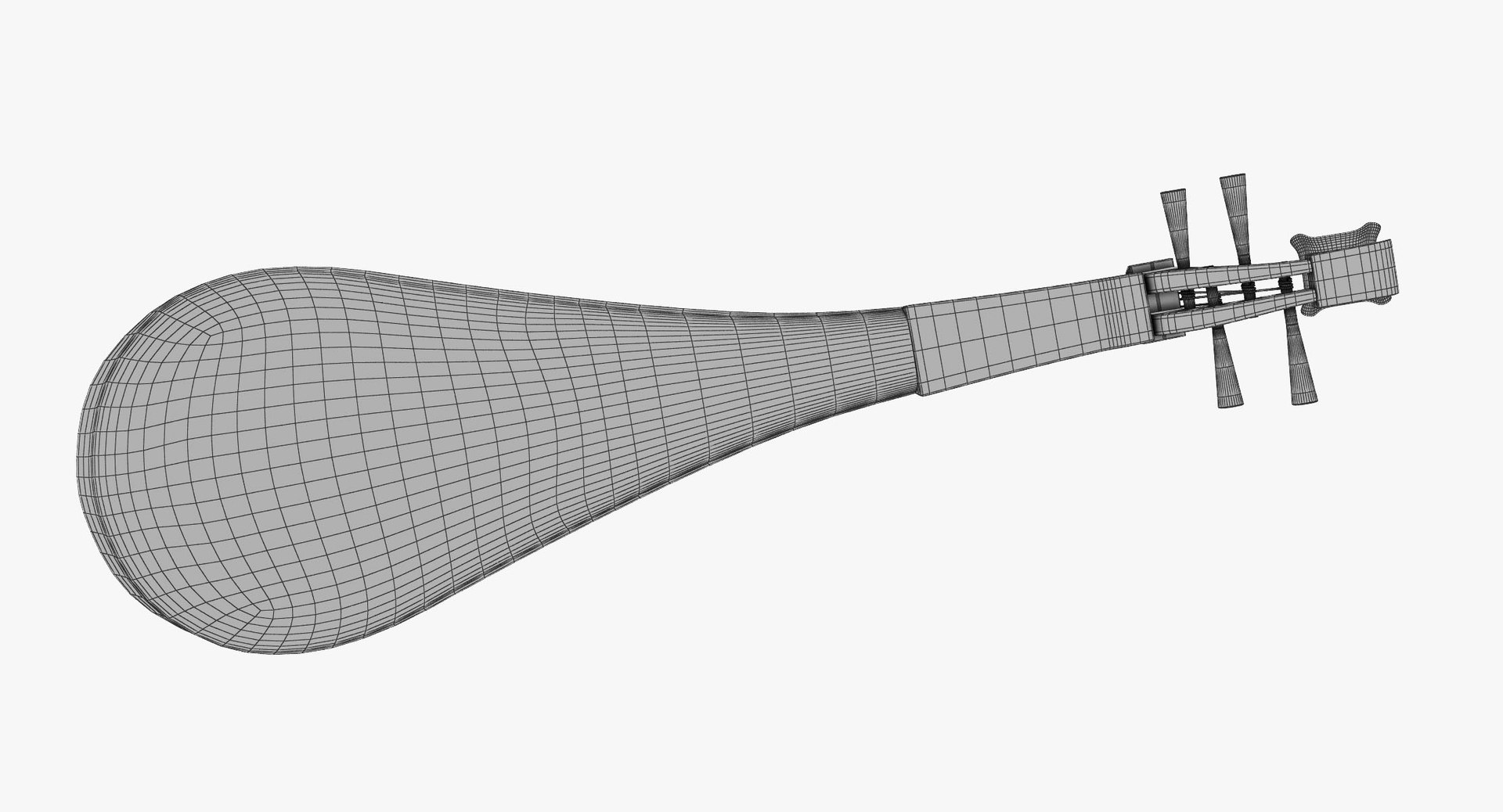 Four-stringed Chinese Musical Instrument 3D Model - TurboSquid 1501948