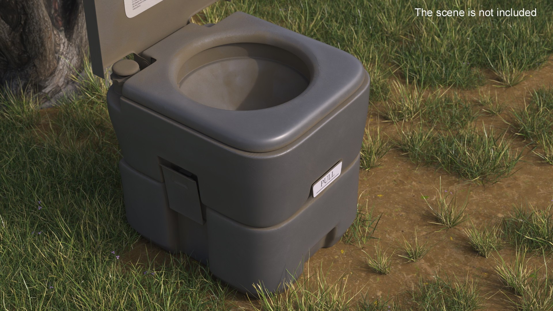 Soiled Compact Toilet Module 3D Model - TurboSquid 2421827