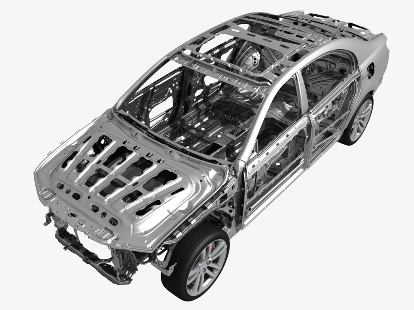 3D Body Car Frame - TurboSquid 1199489