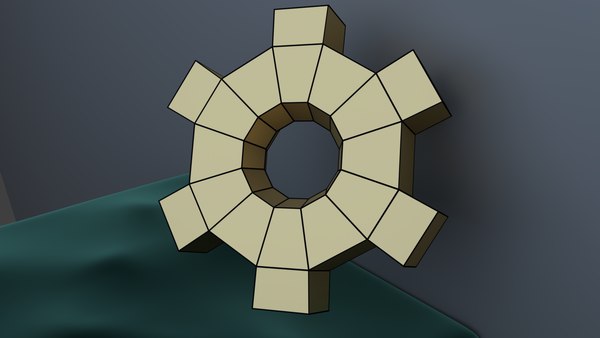 свободно 3D модель Low Poly Gear - TurboSquid 1261714