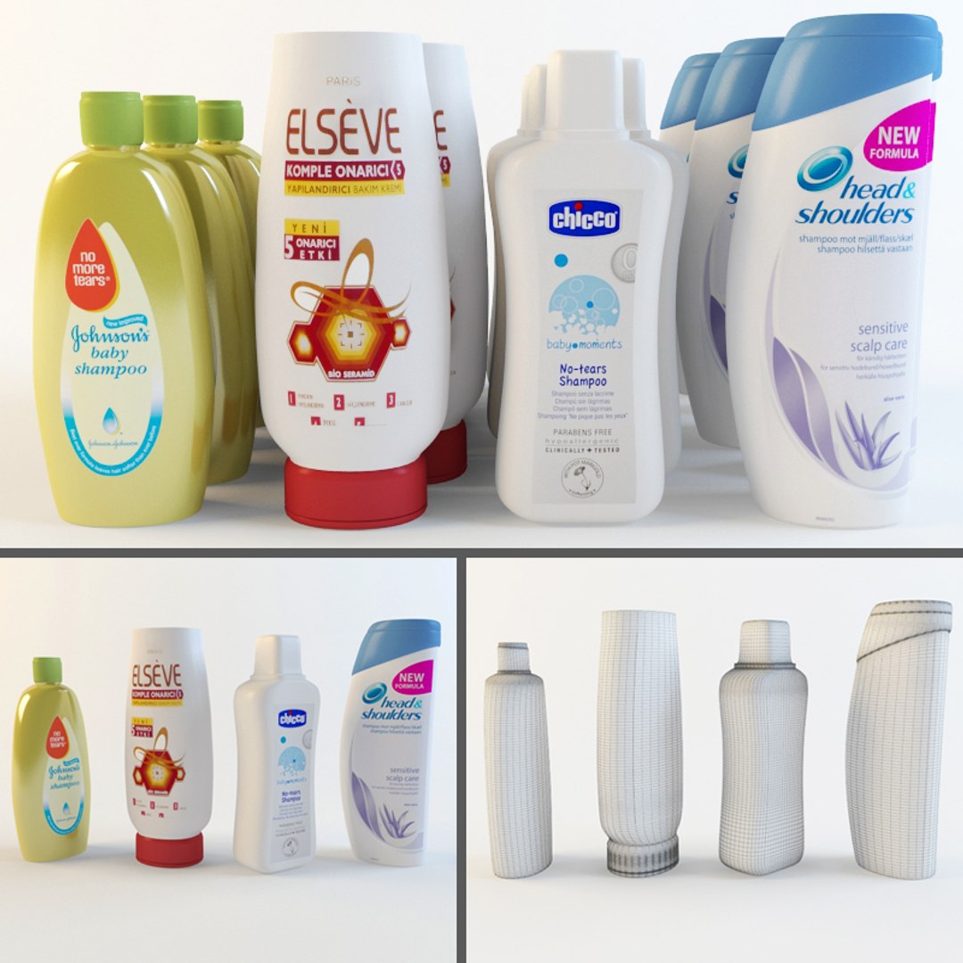Obj Shampoo Bottle