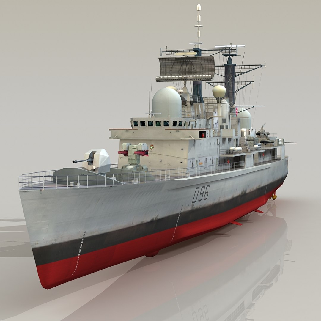3d Hms Gloucester D96 Type