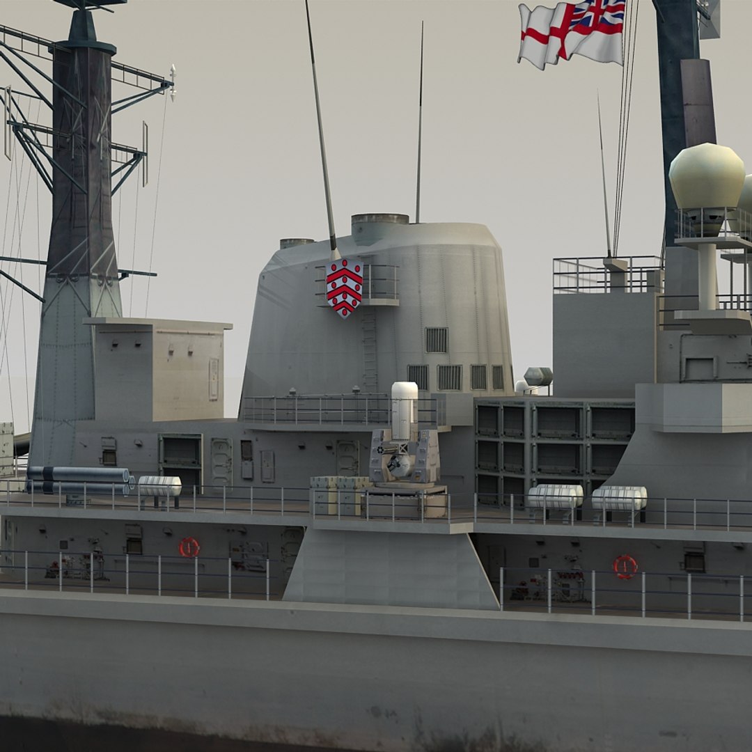 3d Hms Gloucester D96 Type