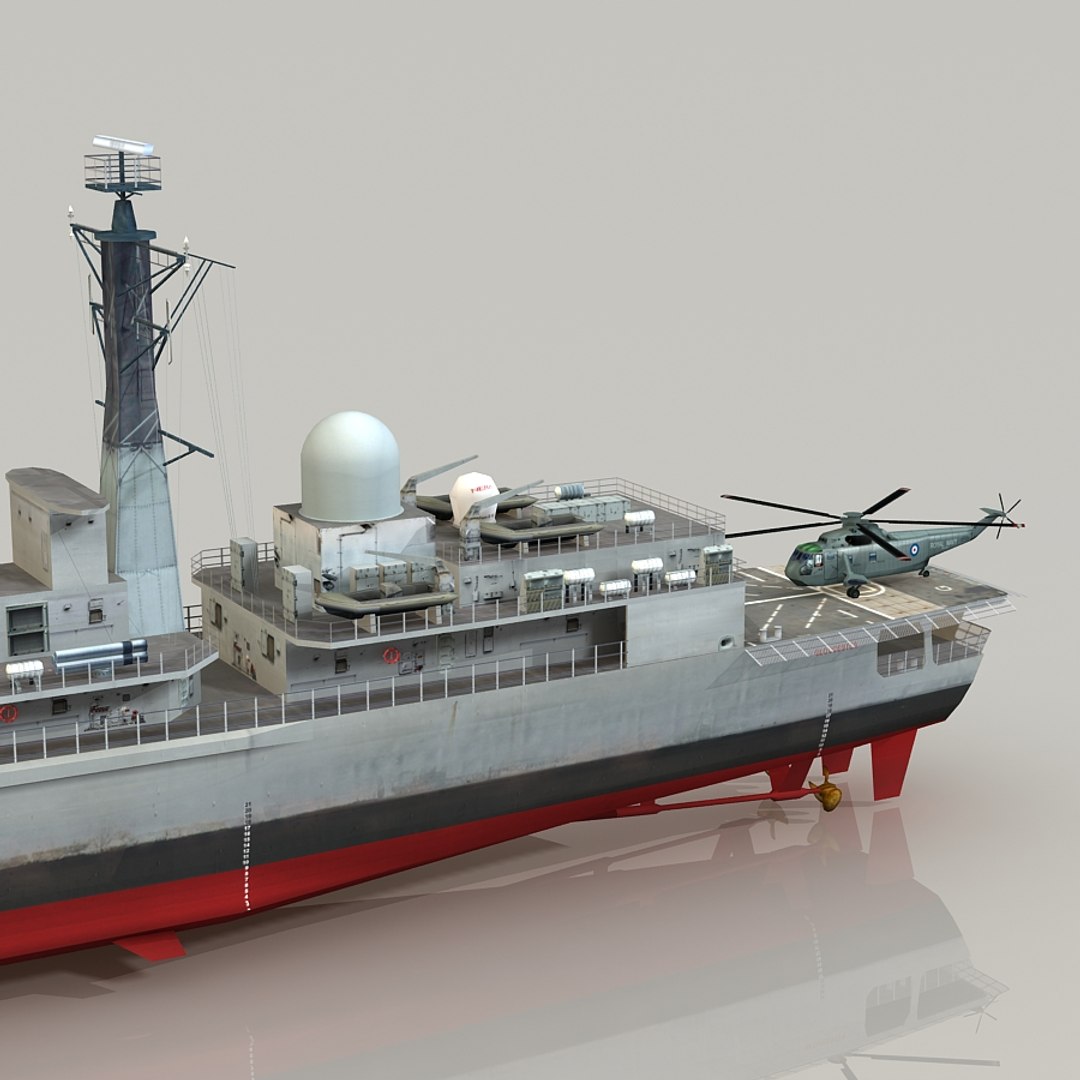 3d Hms Gloucester D96 Type