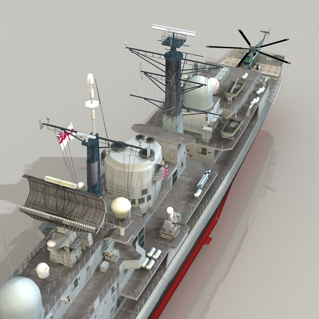 3d Hms Gloucester D96 Type