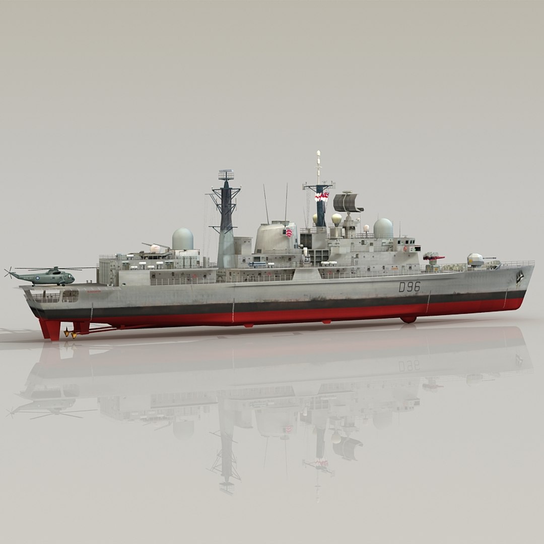 3d Hms Gloucester D96 Type