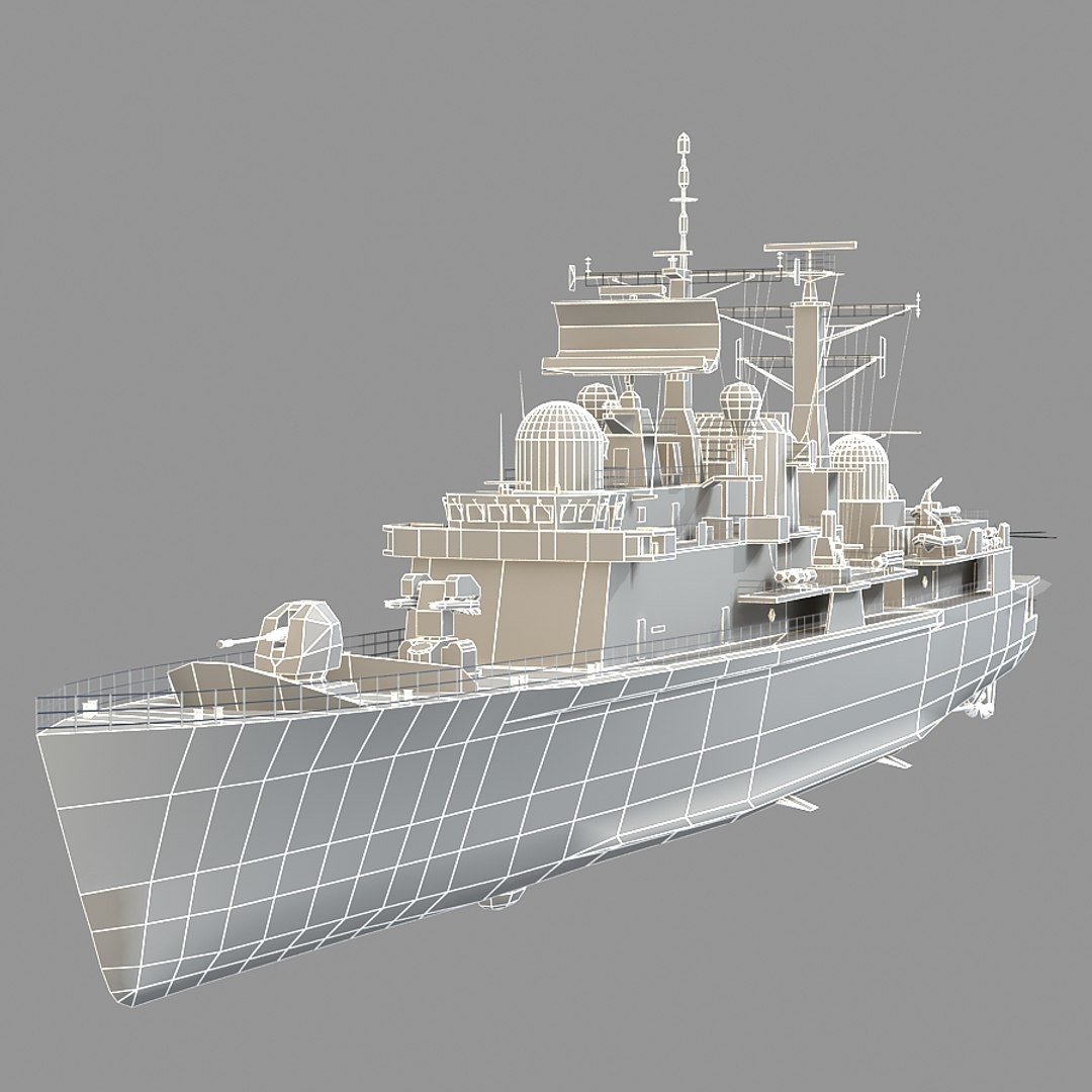 3d Hms Gloucester D96 Type