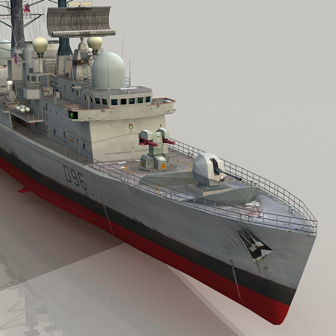 3d Hms Gloucester D96 Type