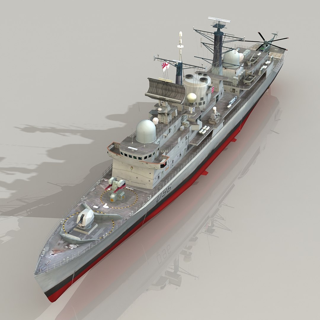 3d Hms Gloucester D96 Type
