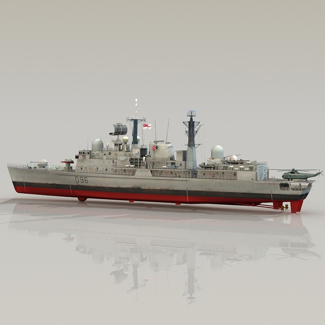 3d Hms Gloucester D96 Type