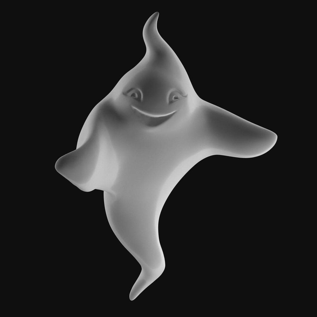 3D Ghost Halloween - TurboSquid 1334340