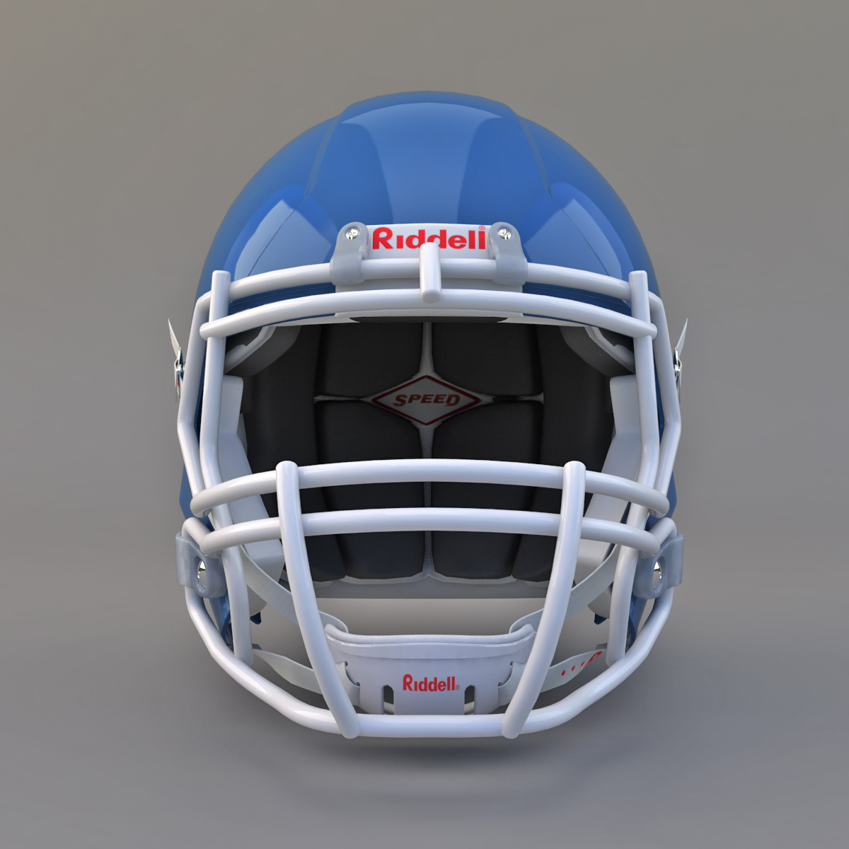 3d american football helmet riddell