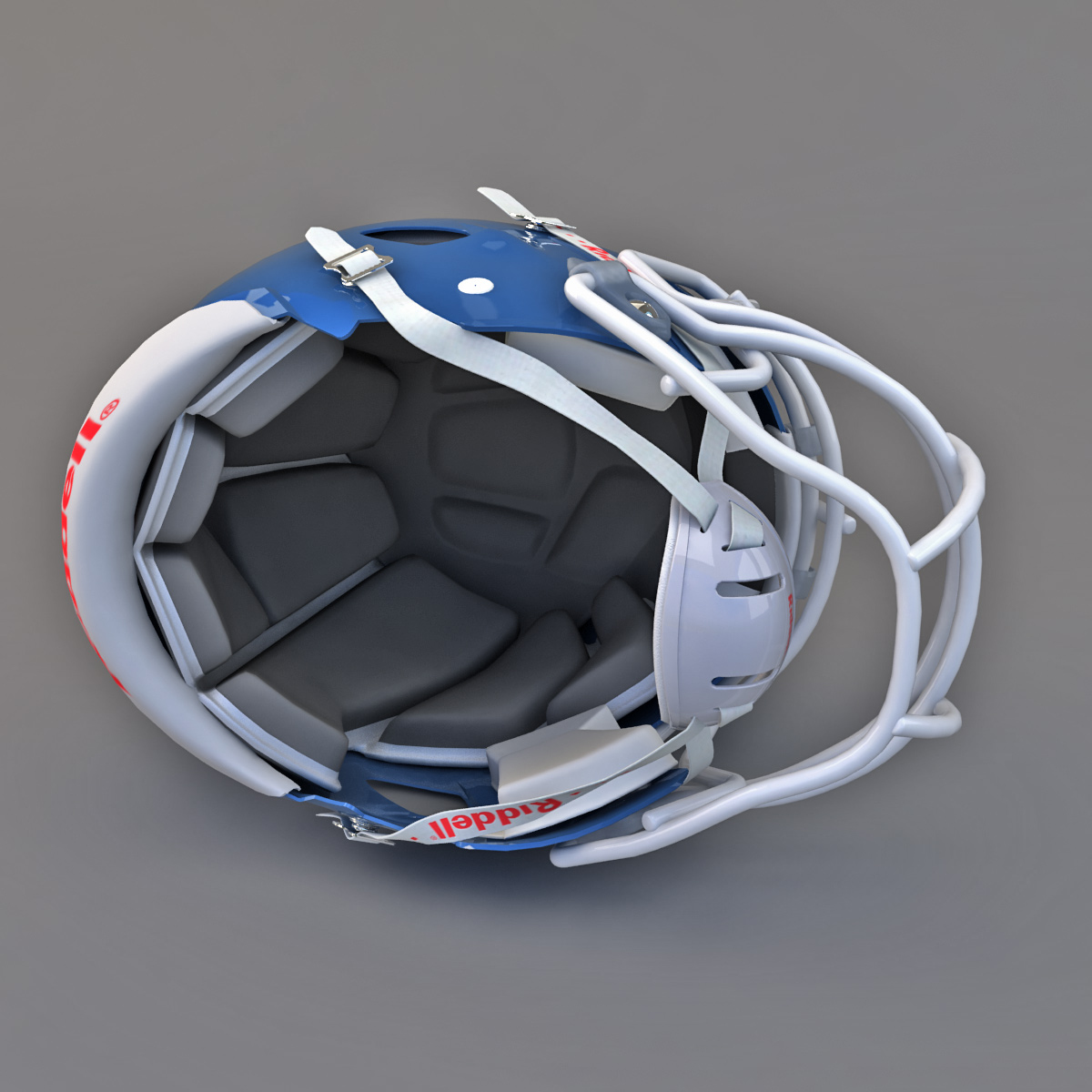 3d american football helmet riddell
