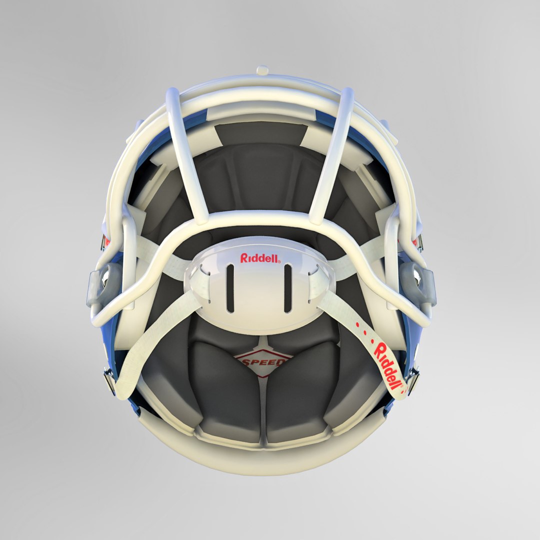 3d American Football Helmet Riddell