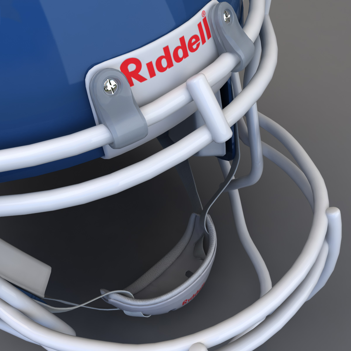3d american football helmet riddell