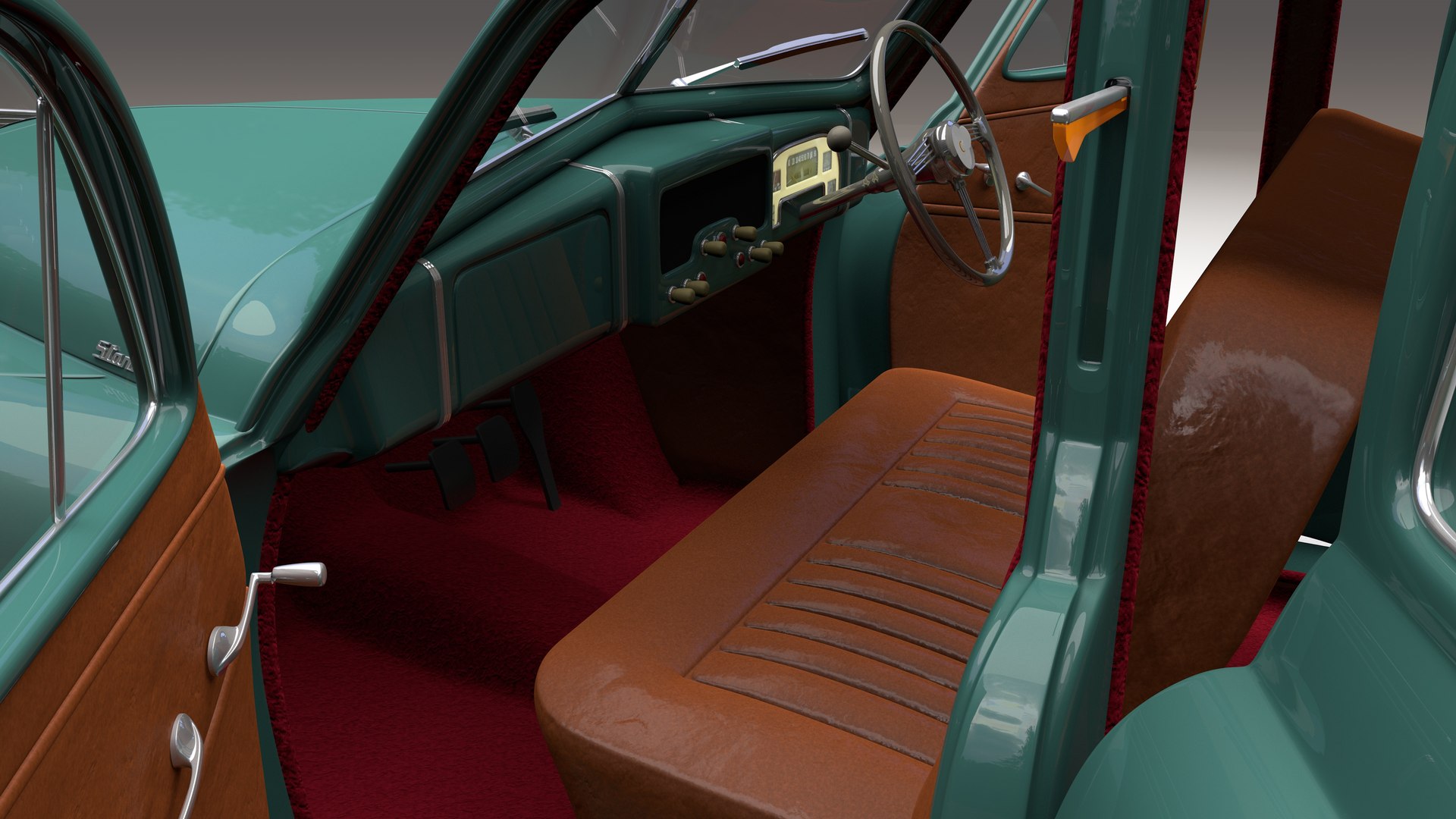 Standard Vanguard Phase1 1947 3D Model - TurboSquid 2154537