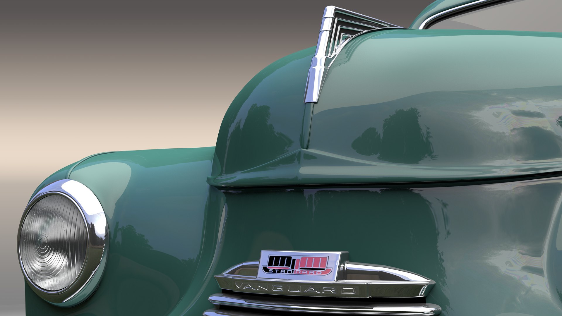 Standard Vanguard Phase1 1947 3D Model - TurboSquid 2154537