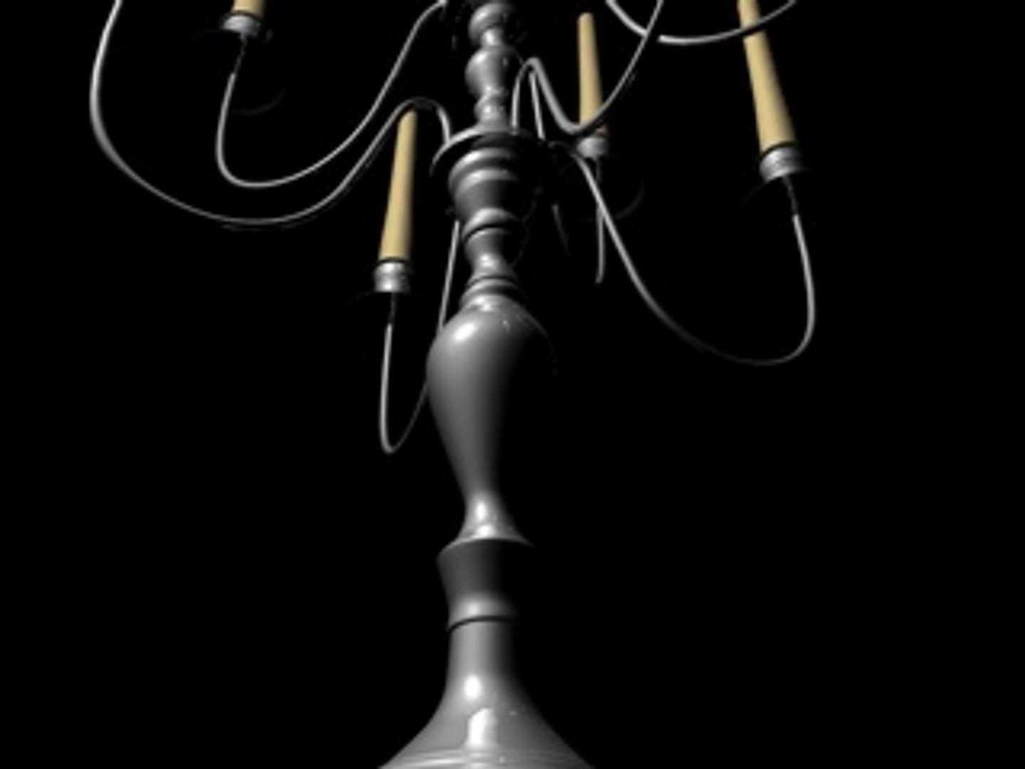 3d Candlestick Candles Model