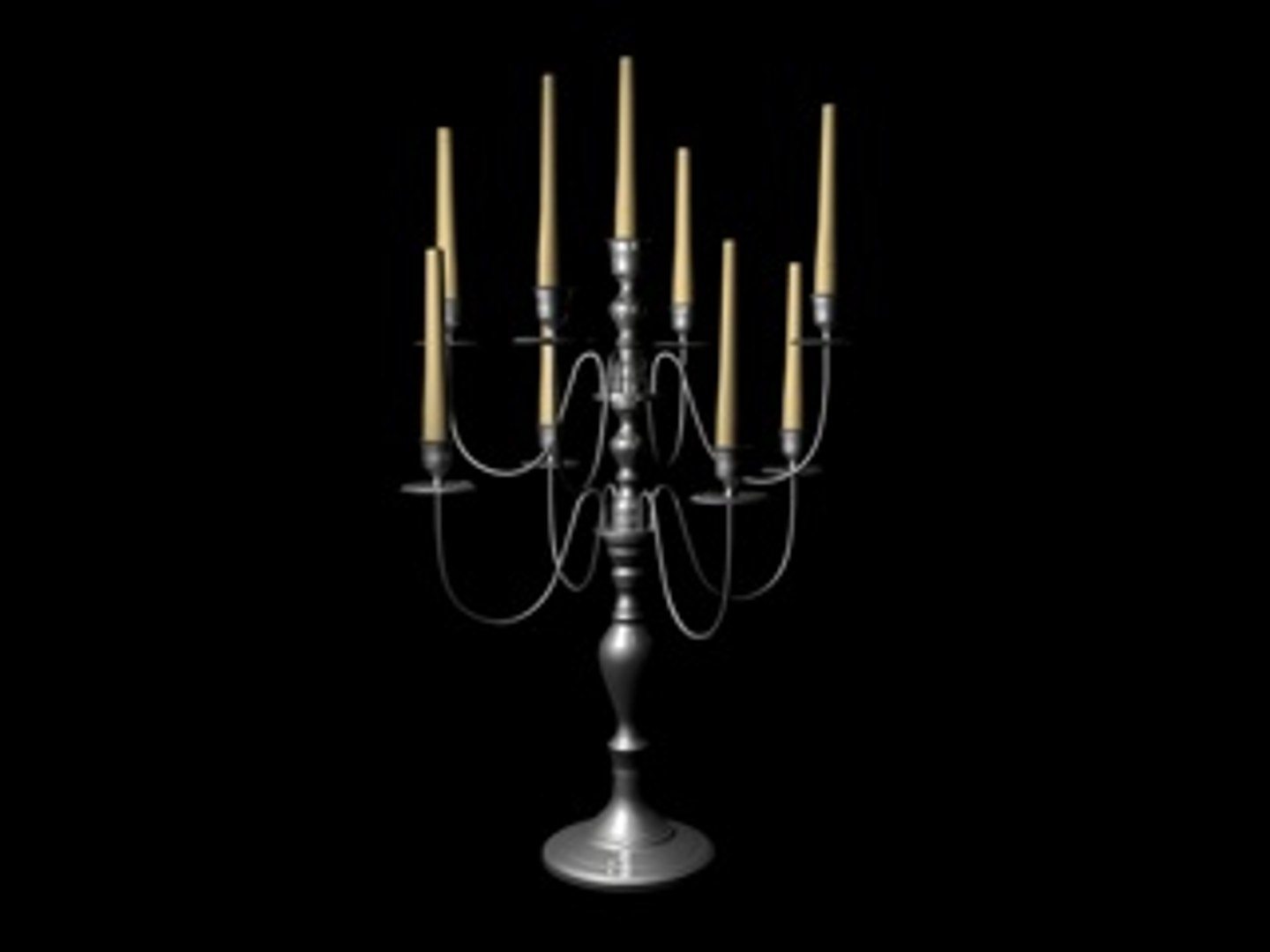 3d Candlestick Candles Model