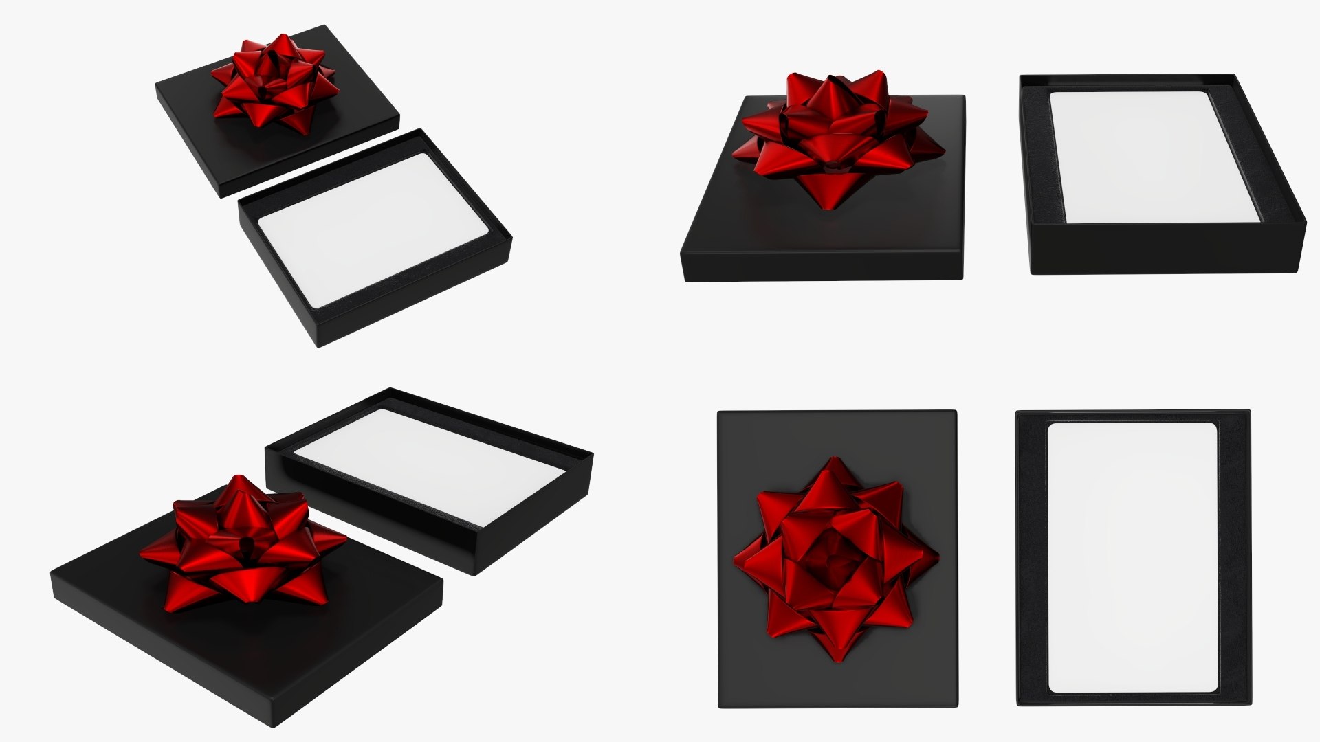 3D ribbon holiday gift model - TurboSquid 1646147