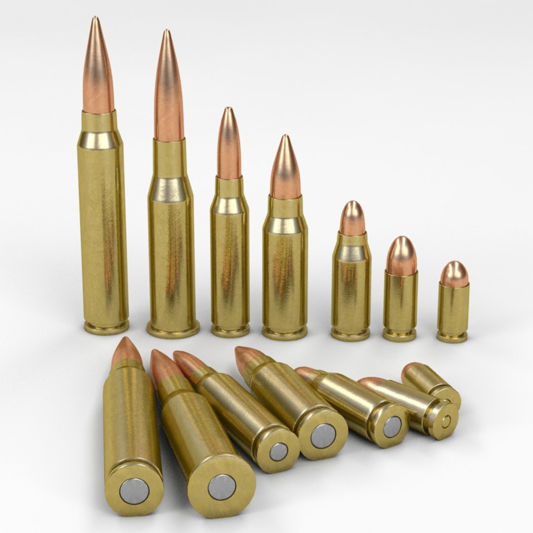 3d Model Bullets