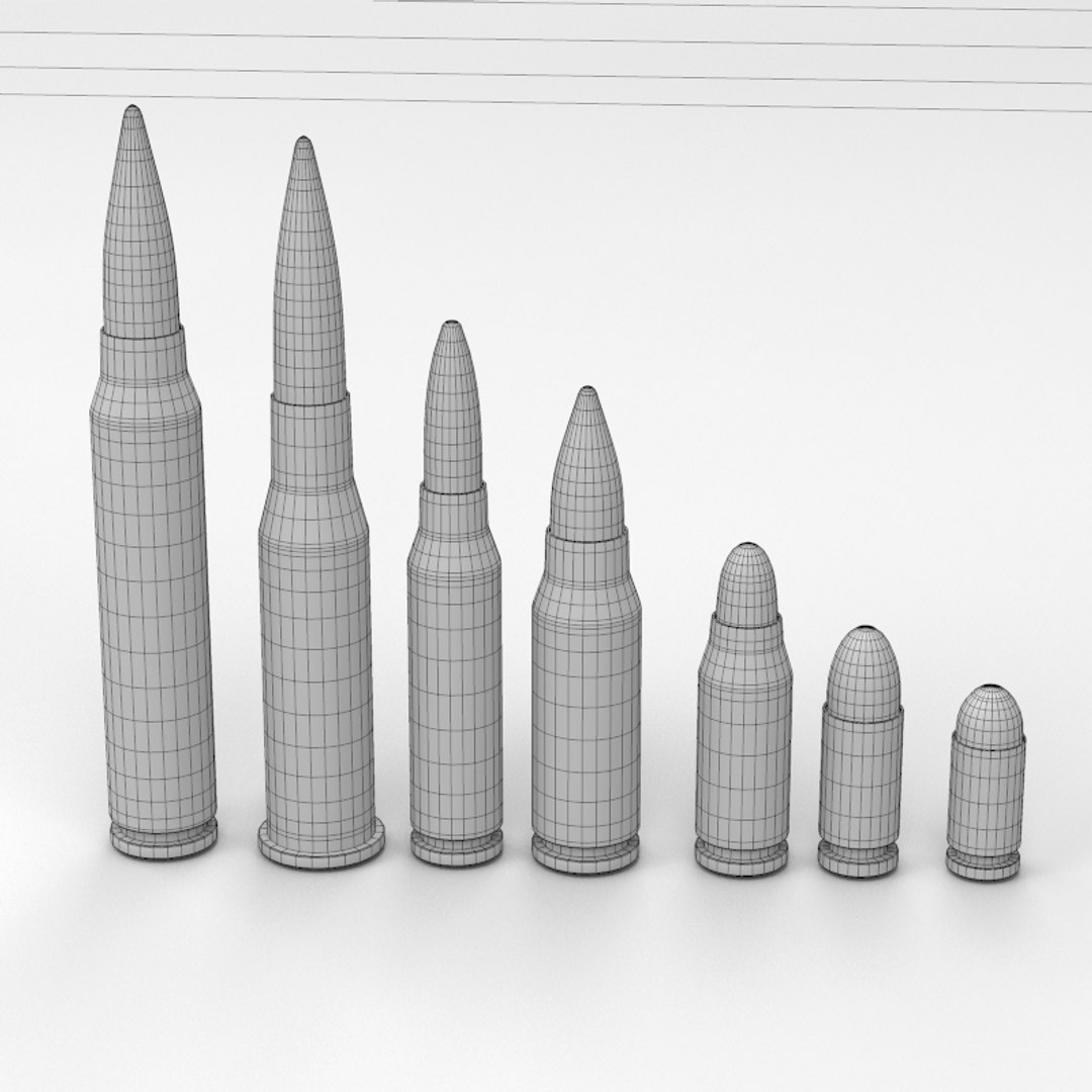 3d Model Bullets