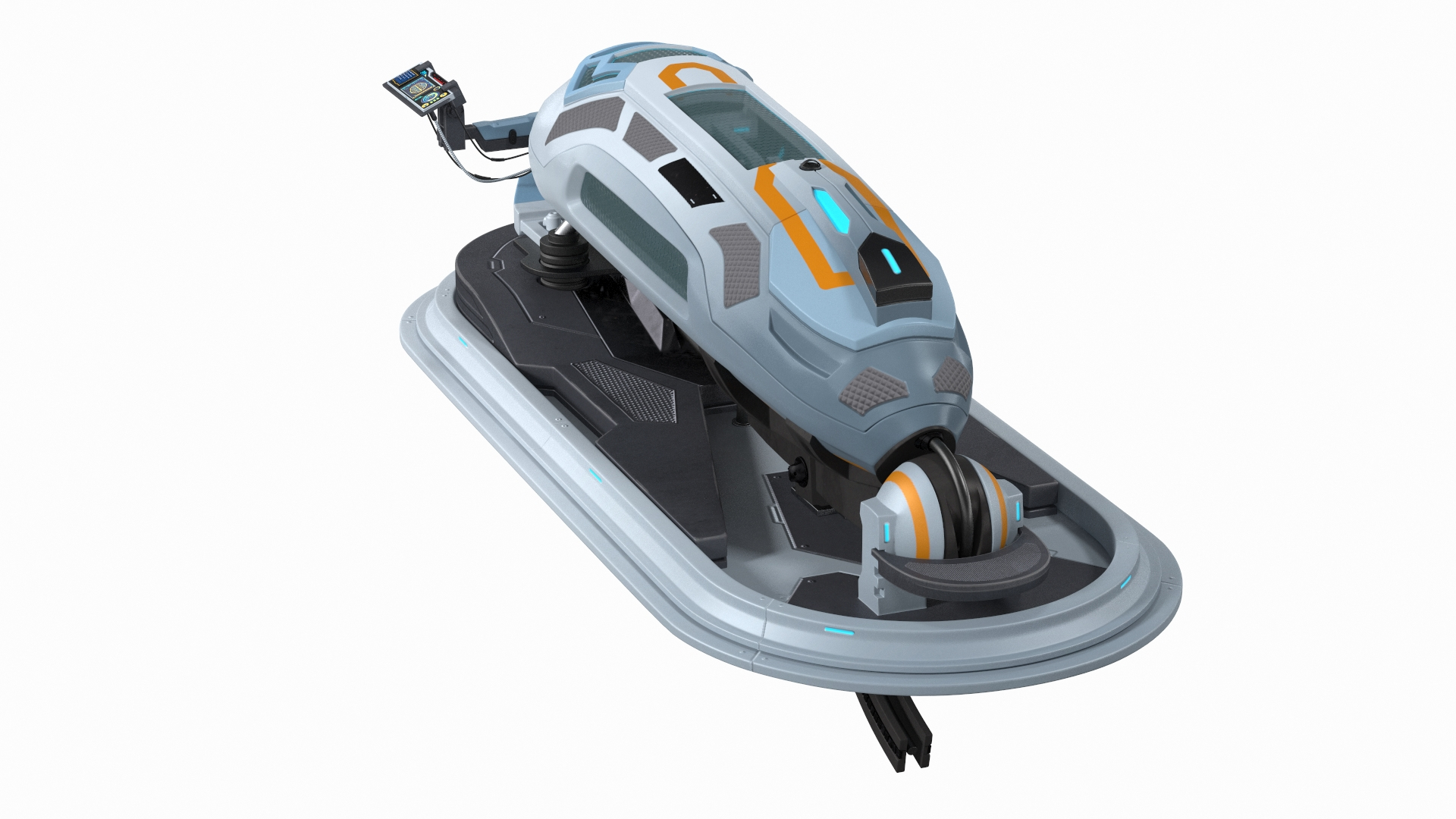 Fi cryogenic pod console 3D model - TurboSquid 1710041