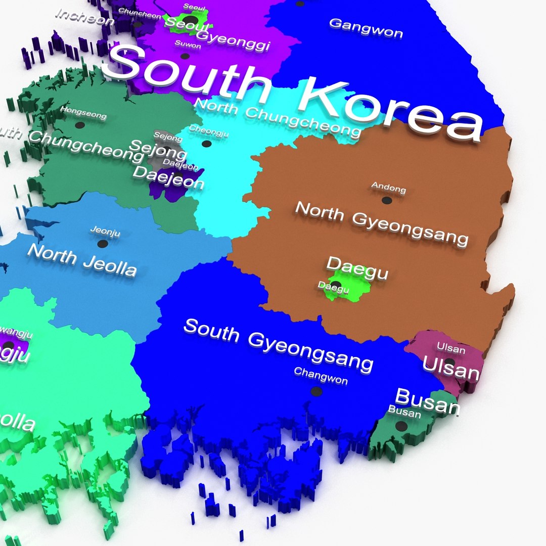 3d Model Korea