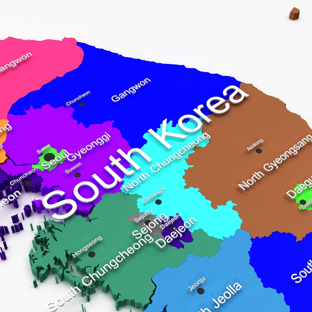 3d Model Korea