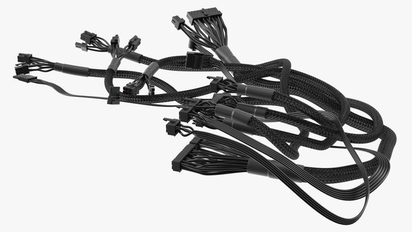 3D modular psu wires - TurboSquid 1546232