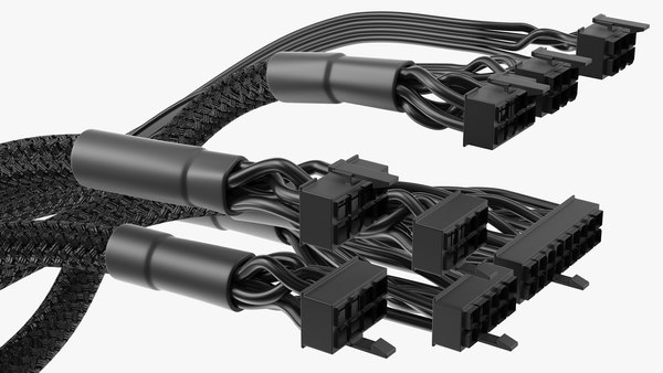 3D modular psu wires - TurboSquid 1546232